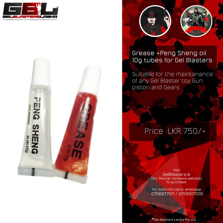 Peng Sheng Oil and grease for Gel Blasters - Gel Blasters Lanka