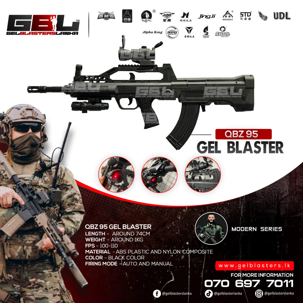 QBZ 95 Gel Blaster (1:1 Scale) - Gel Blasters Lanka