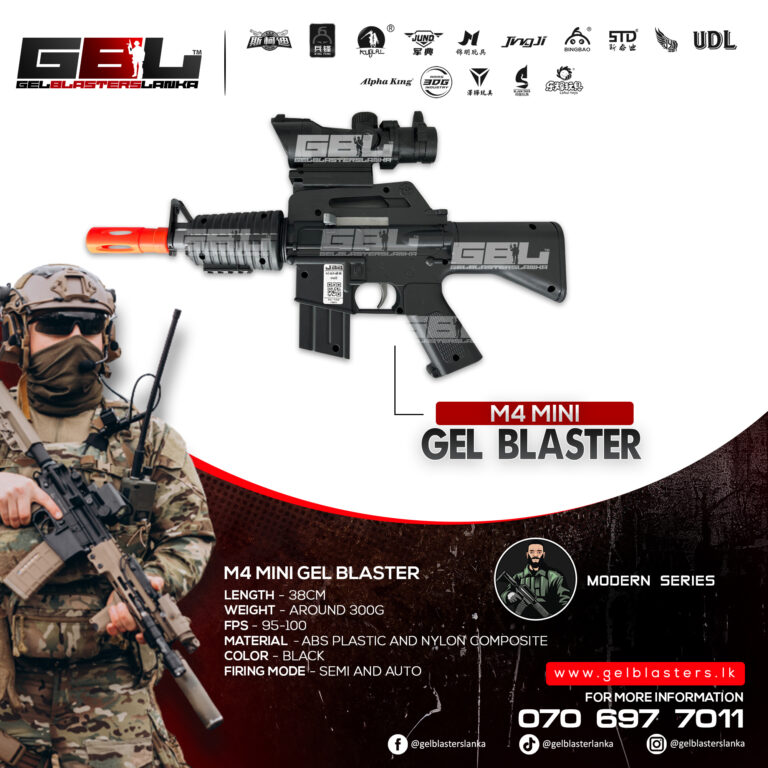 M4 Mini Gel Blaster - Gel Blasters Lanka