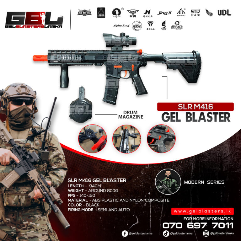 SLR M416 Gel Blaster - Gel Blasters Lanka
