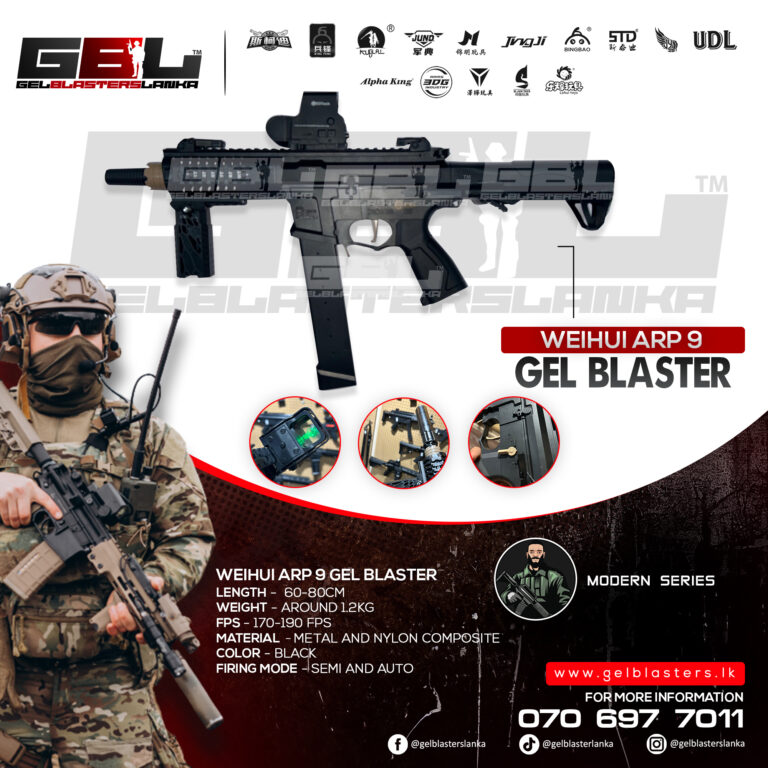 WeiHui ARP9 Gel Blaster 1:1 - Gel Blasters Lanka