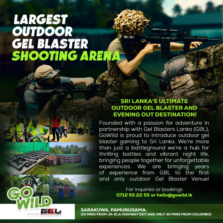 GoWild: Sri Lanka’s Largest Outdoor Gel Blaster Shooting Arena! - Gel ...