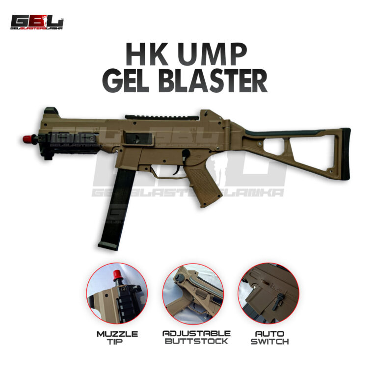 HK UMP Gel Blaster - Beige - Gel Blasters Lanka