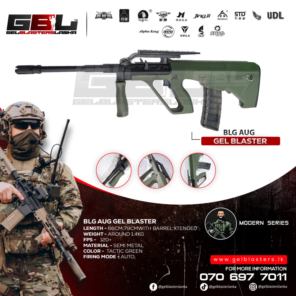 BLG AUG Gel blaster (1:1 Scale) - Gel Blasters Lanka
